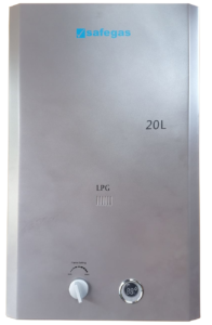 20L Safegas Zero Pressure Gas Geyser – Gas On The Run